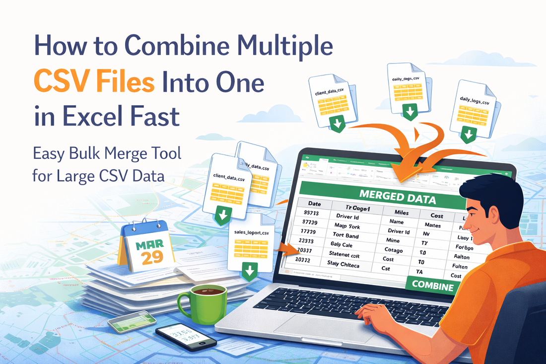 Combine Multiple CSV Files Into One | Excel CSV Merge Tool – Excel ...