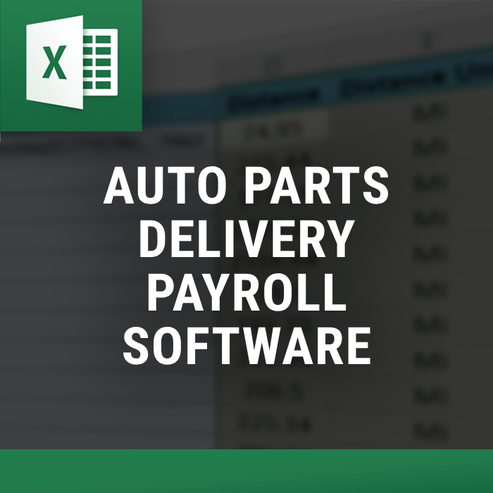 Auto Parts Delivery Payroll Software – Excel Distance Calculators